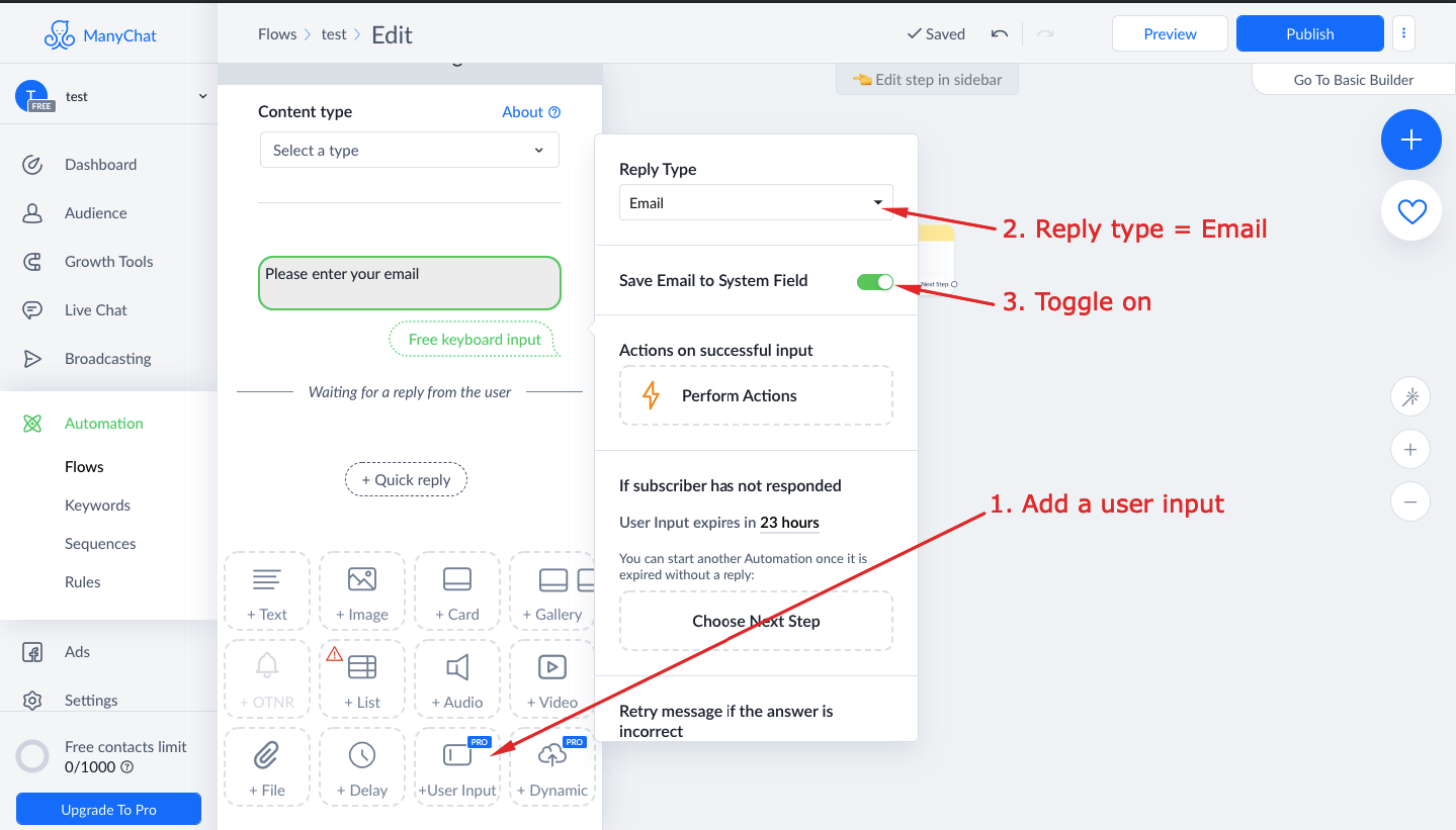 Tracking with ManyChat | Hyros Documentation