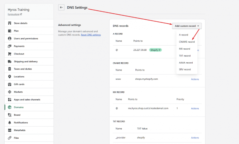 Adjusting Tracking Domains | Hyros Documentation