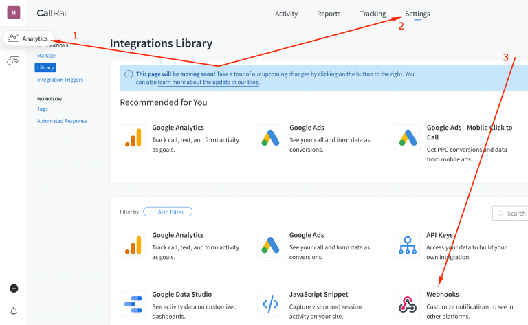 CallRail Integration | Hyros Documentation