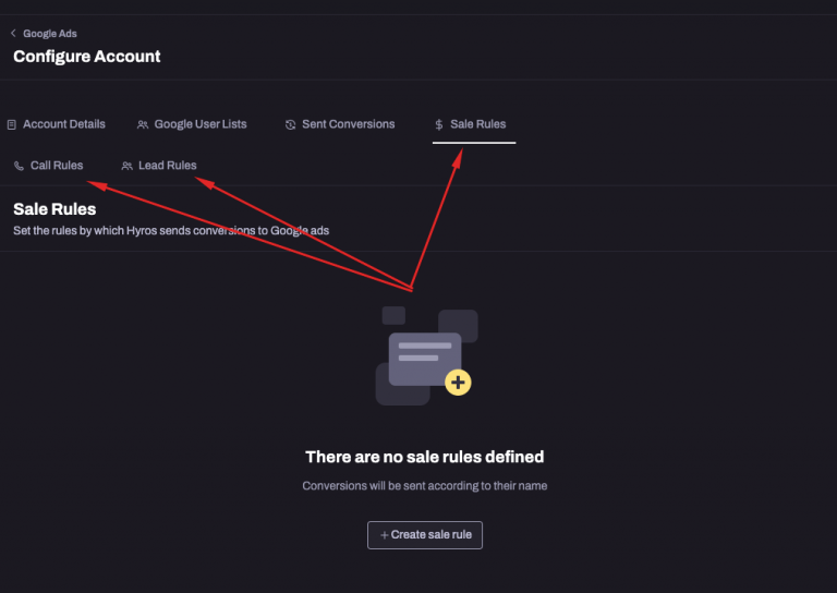 Custom Conversion Rules | Hyros Documentation