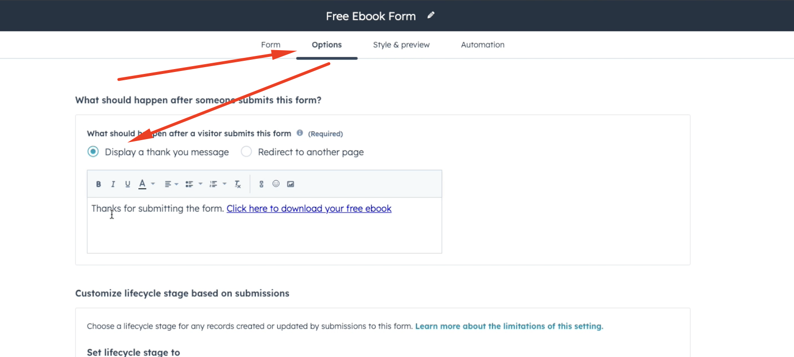 Tracking Embedded Hubspot Forms | Hyros Documentation